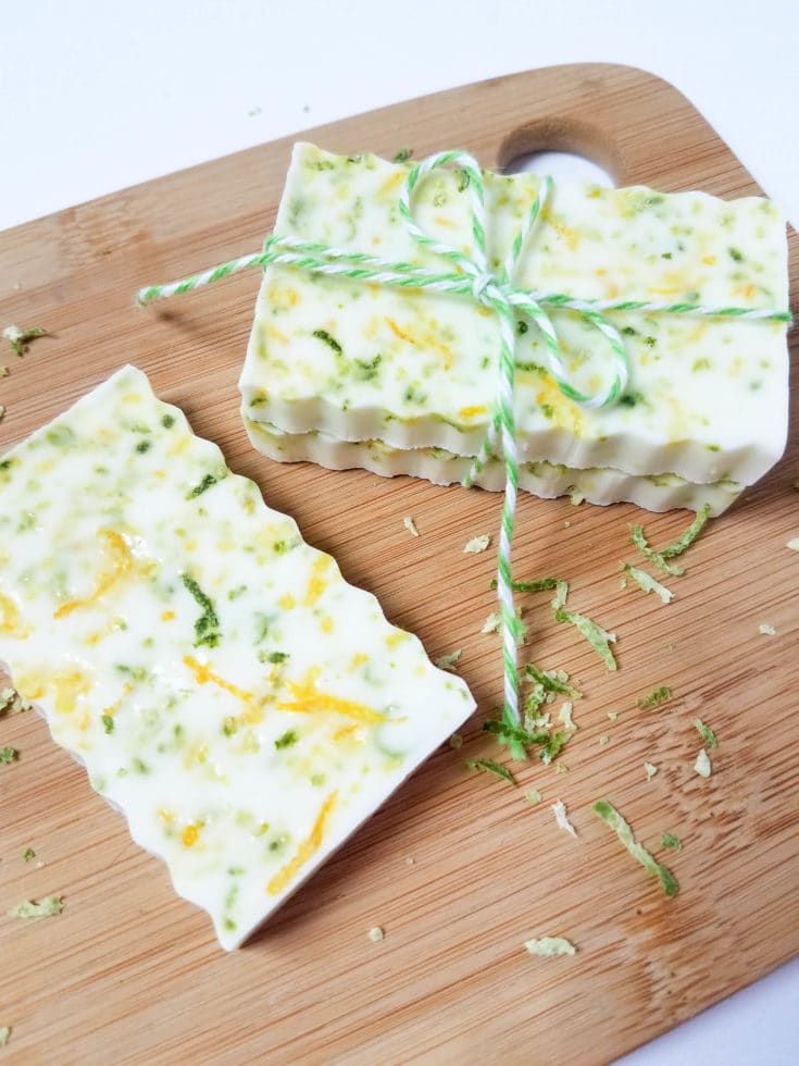 DIY: Homemade Lemon-Lime Soap Bars