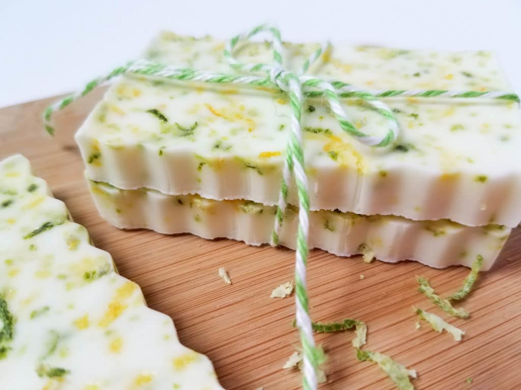 DIY: Homemade Lemon-Lime Soap Bars